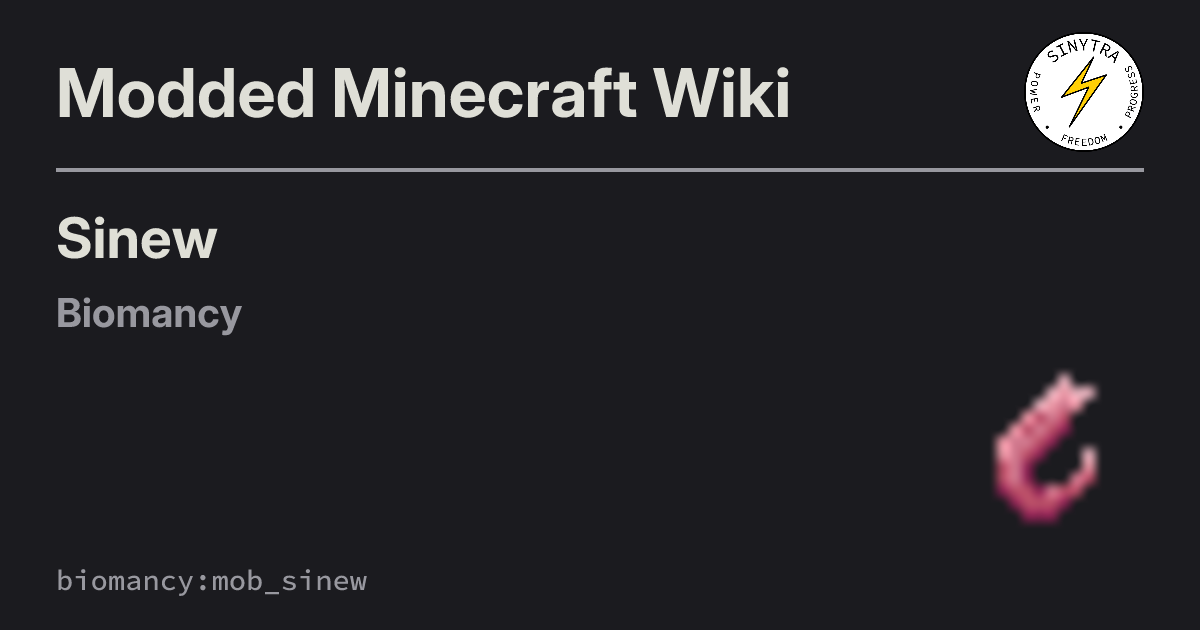 Sinew - Biomancy