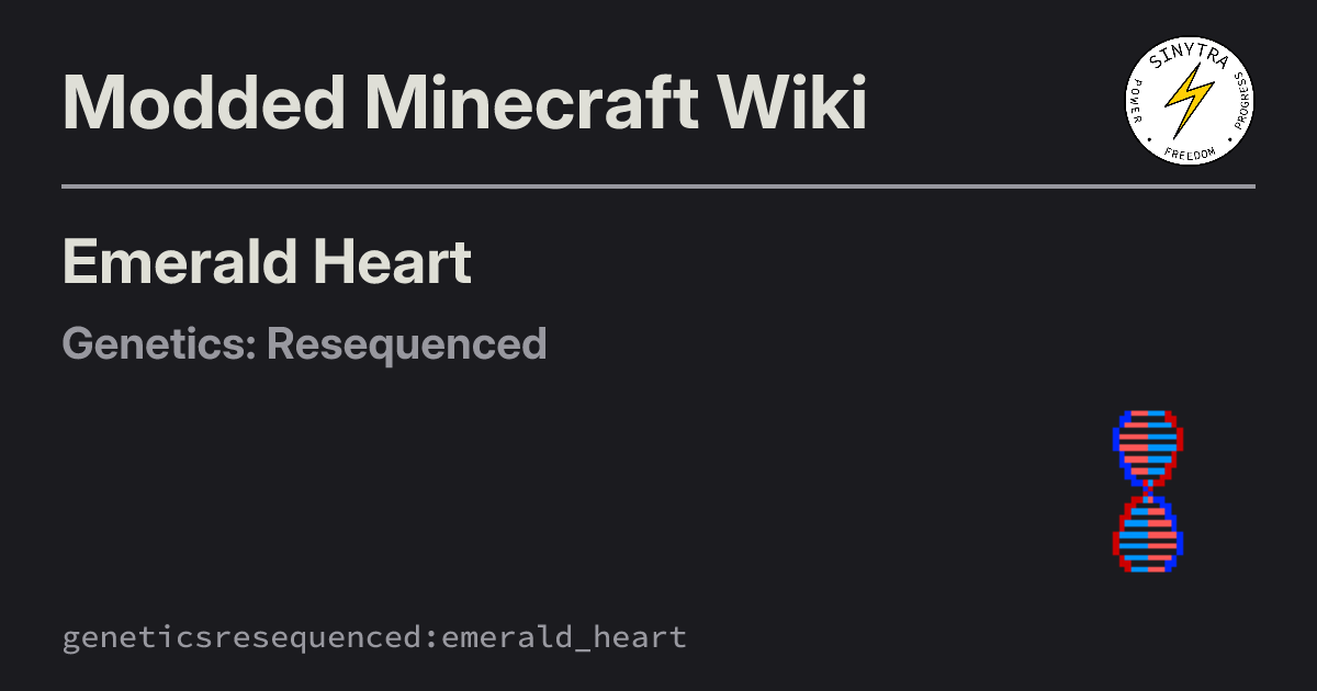 Emerald Heart - Genetics: Resequenced