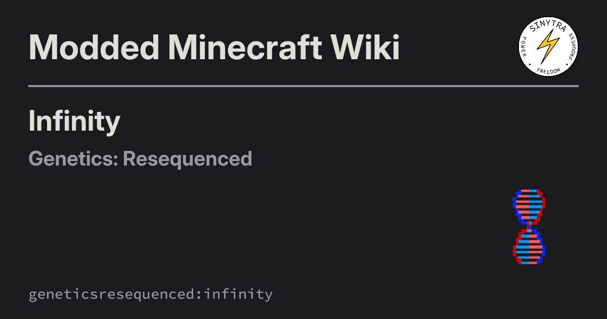 Infinity - Genetics: Resequenced