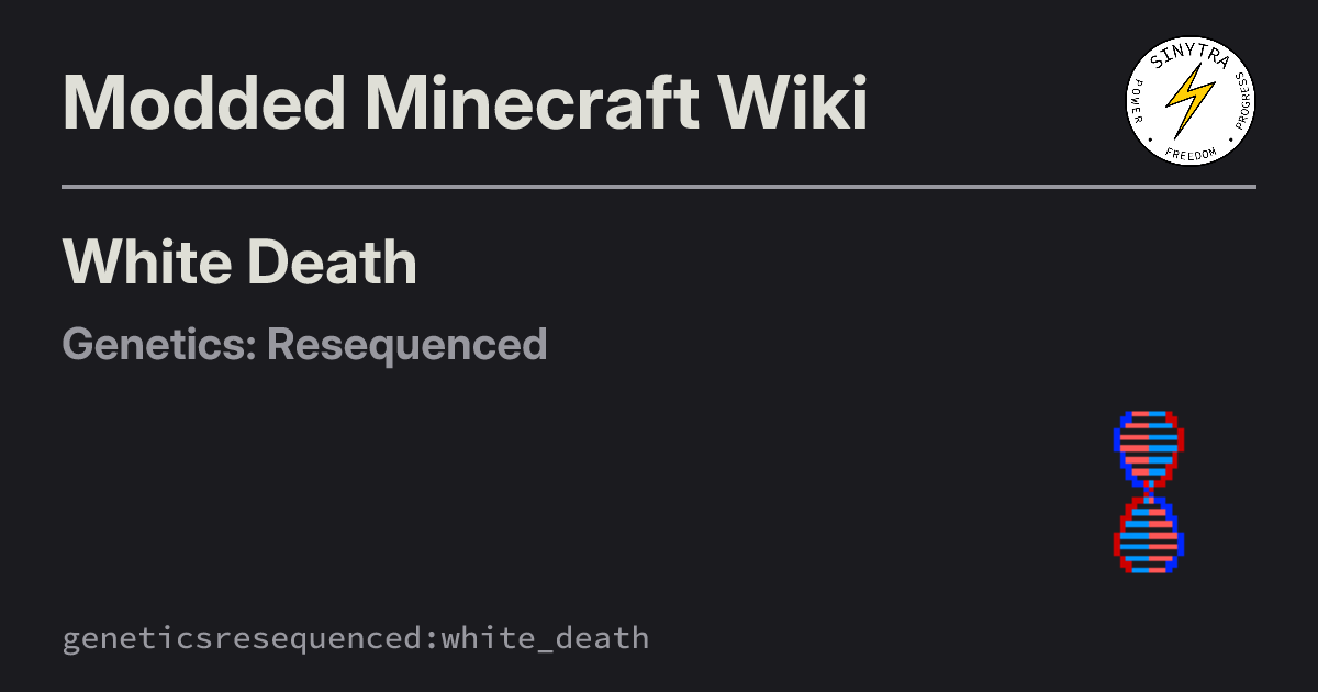 White Death - Genetics: Resequenced