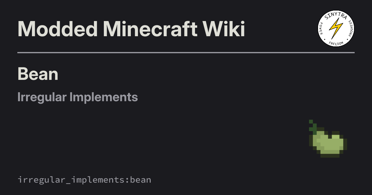 Bean - Irregular Implements