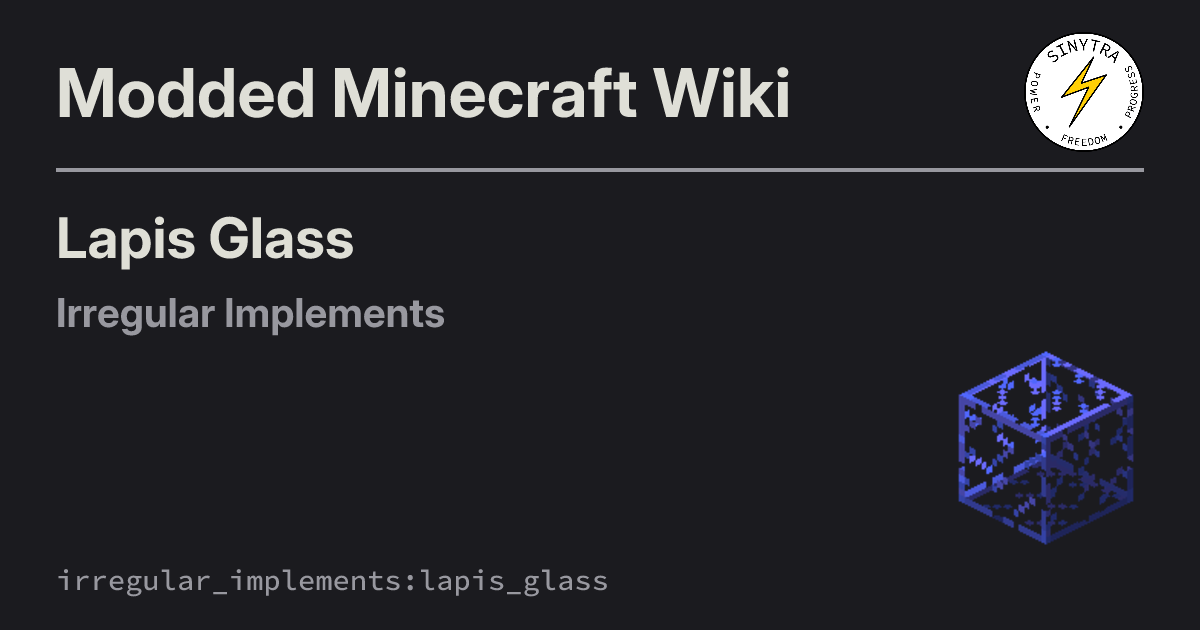 Lapis Glass - Irregular Implements