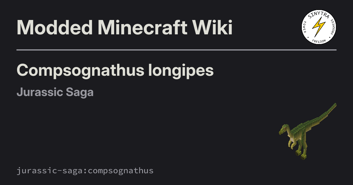 Compsognathus longipes - Jurassic Saga