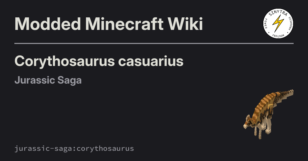 Corythosaurus casuarius - Jurassic Saga