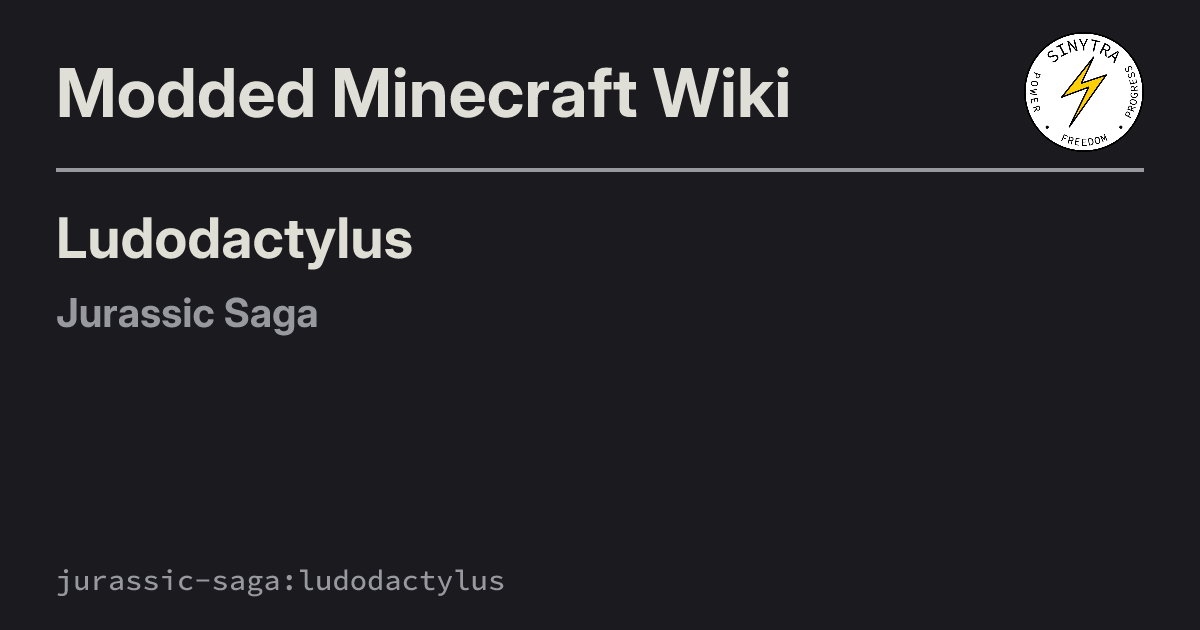 Ludodactylus - Jurassic Saga
