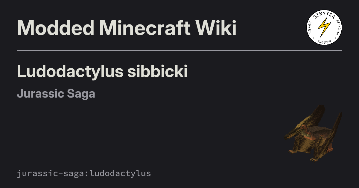 Ludodactylus sibbicki - Jurassic Saga