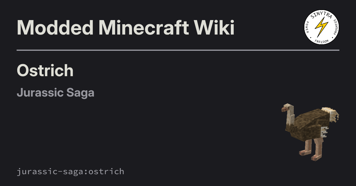 Ostrich - Jurassic Saga