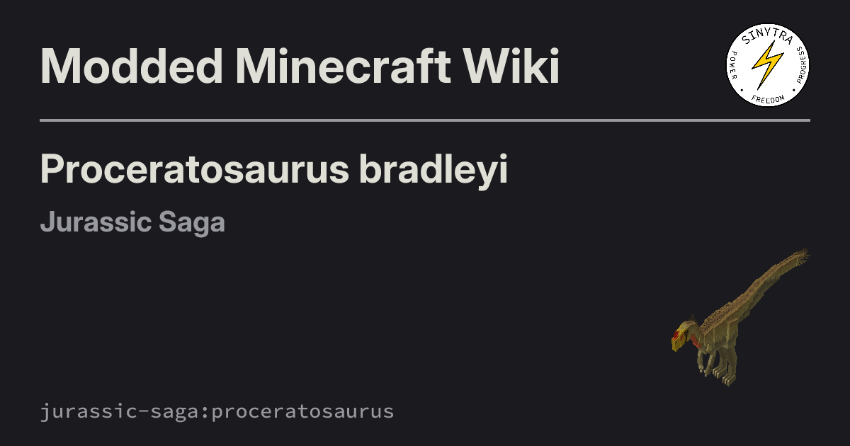 Proceratosaurus bradleyi - Jurassic Saga