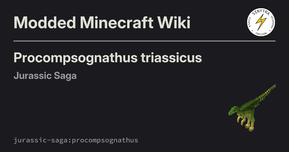 Procompsognathus triassicus - Jurassic Saga