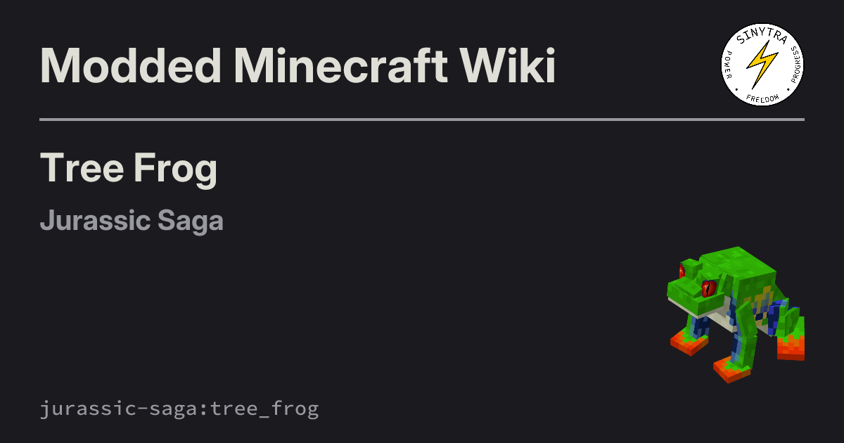 Tree Frog - Jurassic Saga