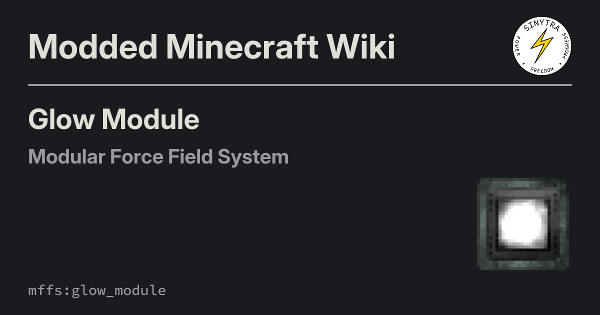 Glow Module - Modular Force Field System