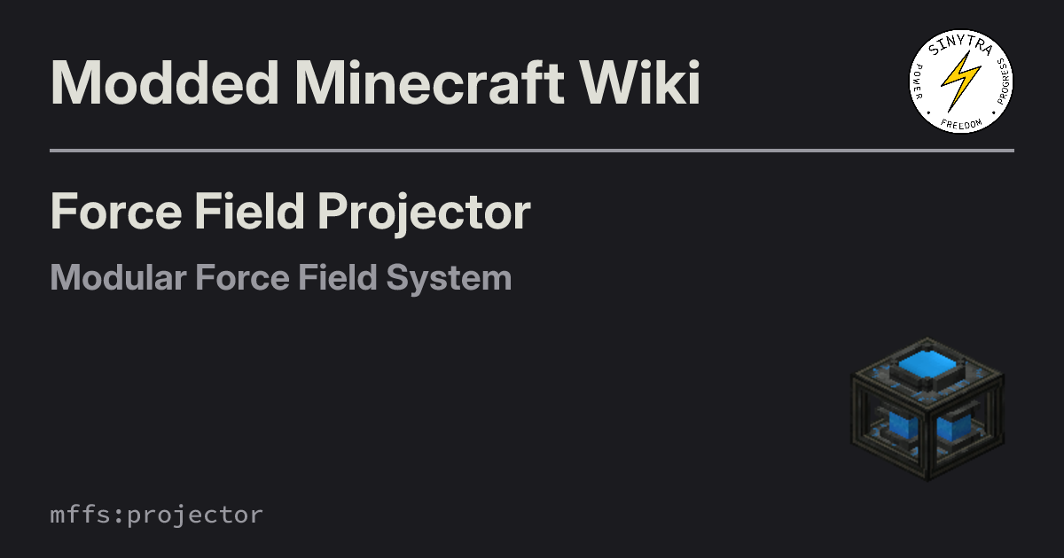 Force Field Projector - Modular Force Field System