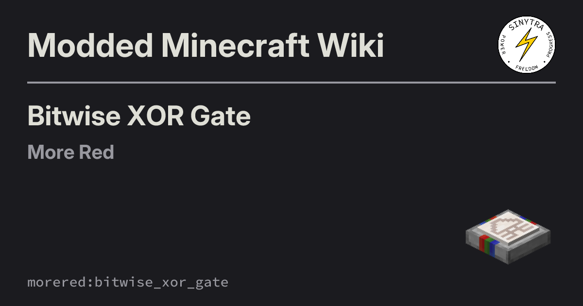 Bitwise XOR Gate - More Red