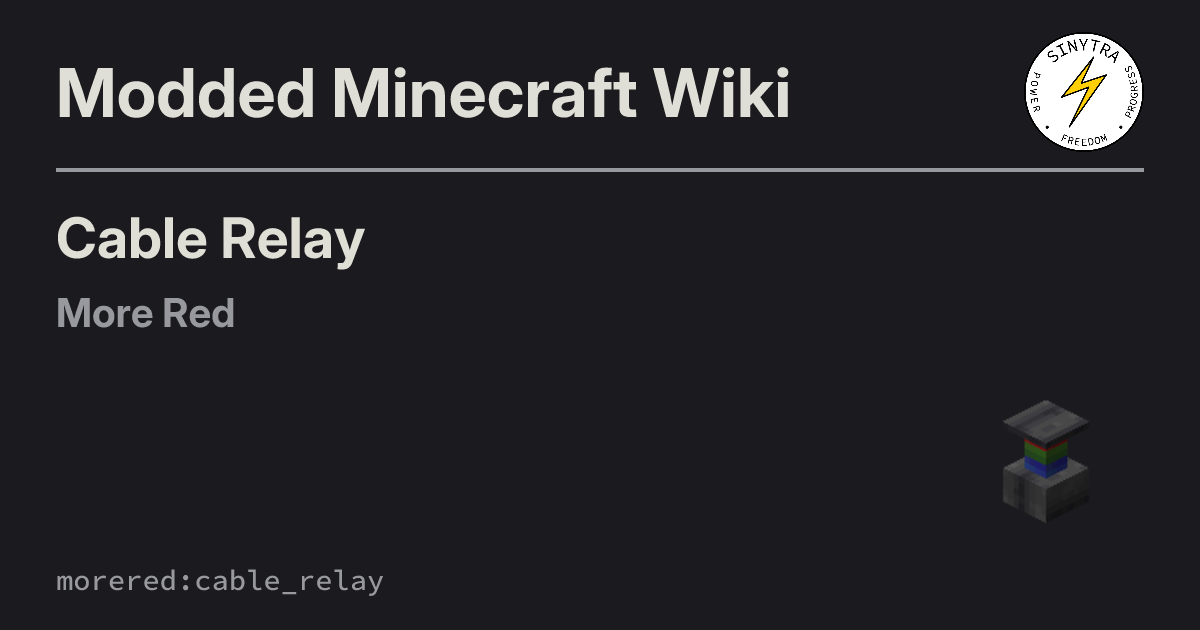 Cable Relay - More Red