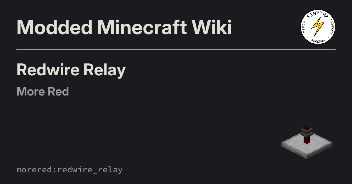 Redwire Relay - More Red