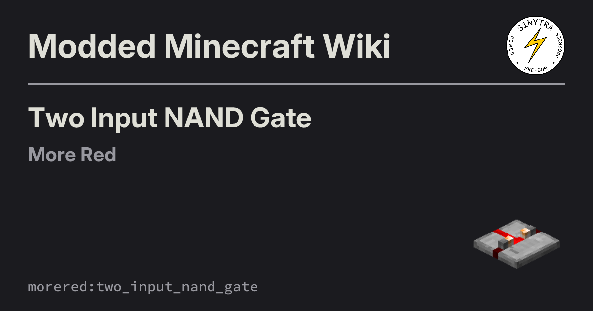 Two Input NAND Gate - More Red