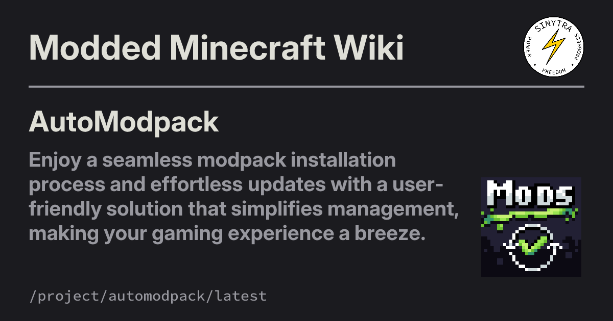 AutoModpack - Modded Minecraft Wiki