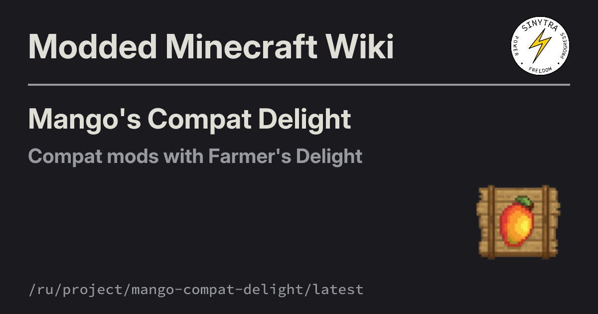 Mango's Compat Delight - Modded Minecraft Wiki